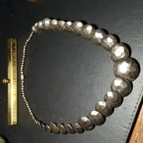 unmarked | Jewelry | Navajo Silver Disc Hammered Sterling Silver 925 ...